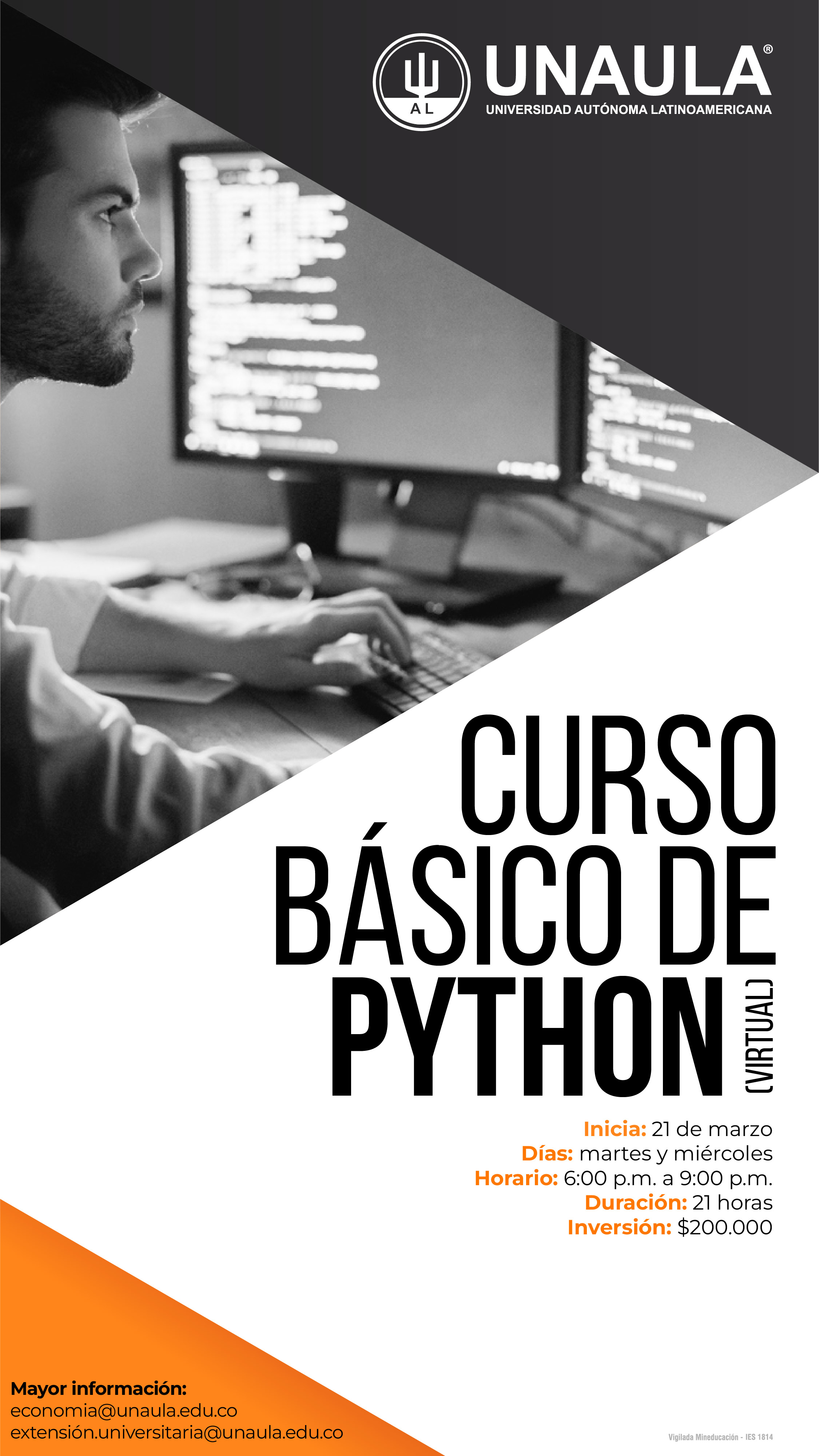 Curso básico de PYTHON | Unaula